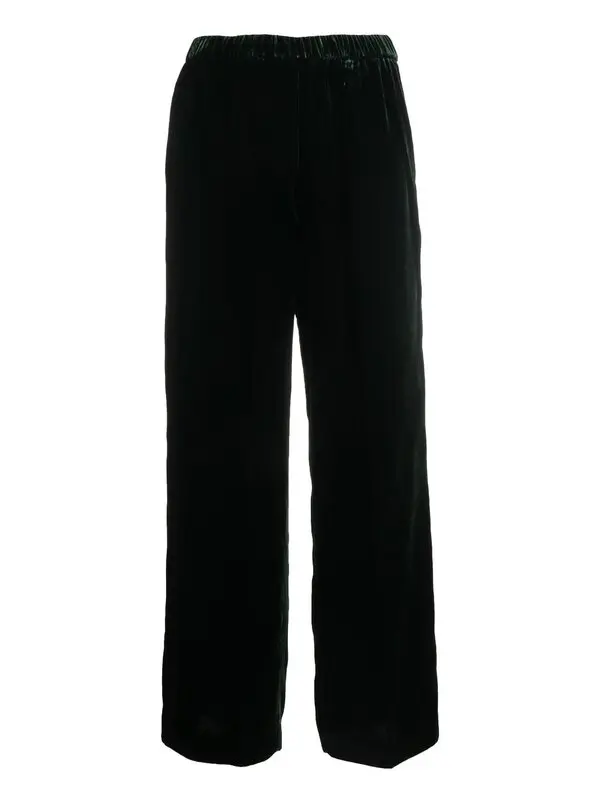 Aspesi Straight-leg Velvet Trousers - Green