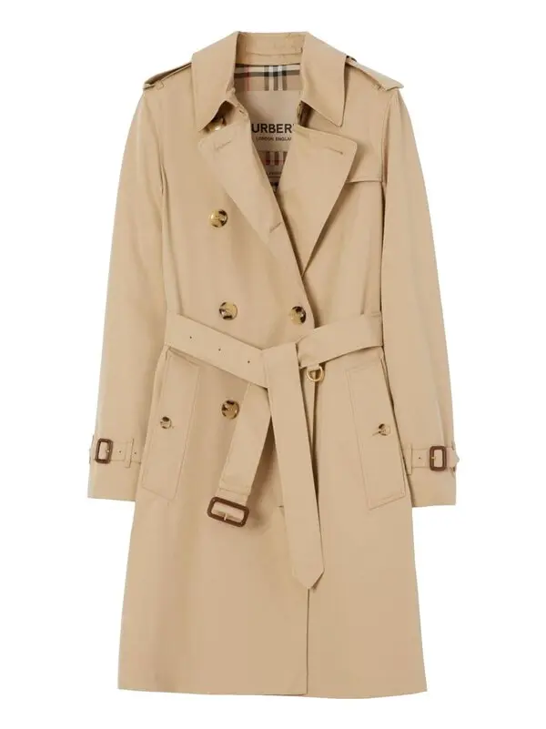 Burberry The Kensington Mid-length Trench Coat - Neutrals
