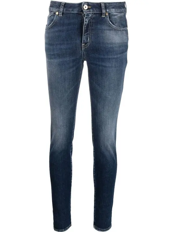 Just Cavalli Mid-rise Skinny Jeans - Blue