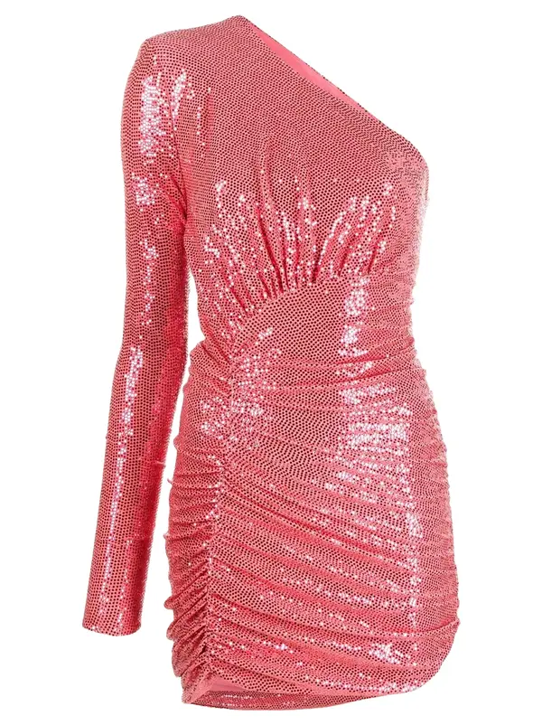 Alexandre Vauthier One-shoulder Sequin Mini Dress - Pink