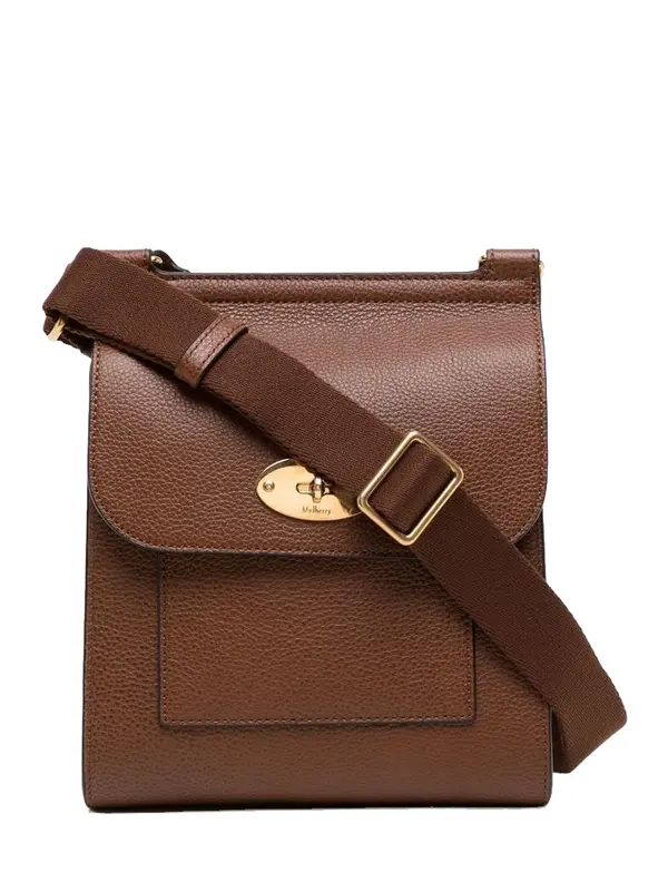 Mulberry Small Antony Leather Crossbody Bag - Brown