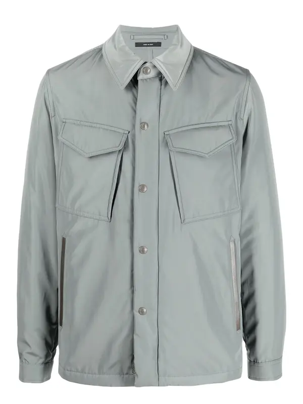 TOM FORD Button-front Shirt Jacket - Green
