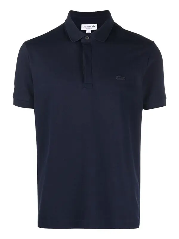 Lacoste Logo-patch Polo Shirt - Blue