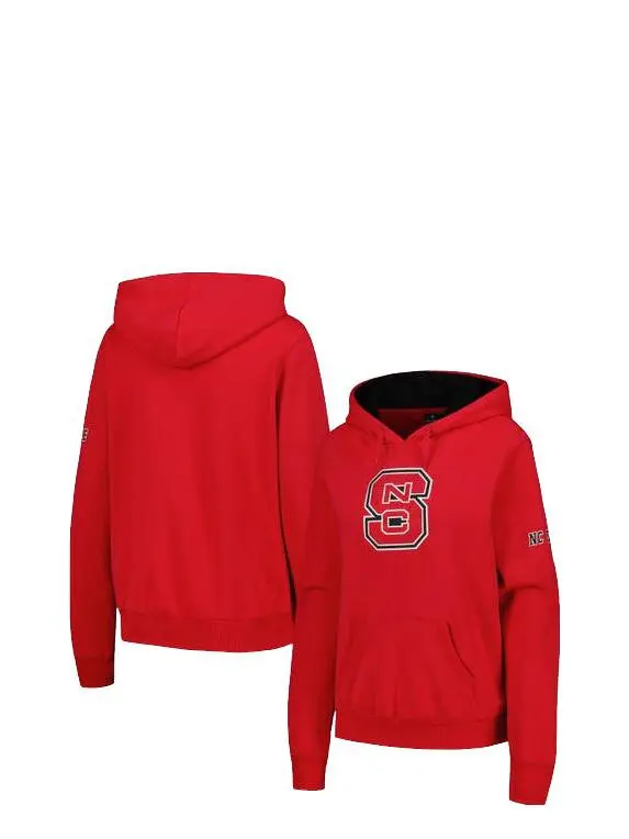 STADIUM ATHLETIC Nc State Wolfpack Big Logo Pullover Hoodie - Red
