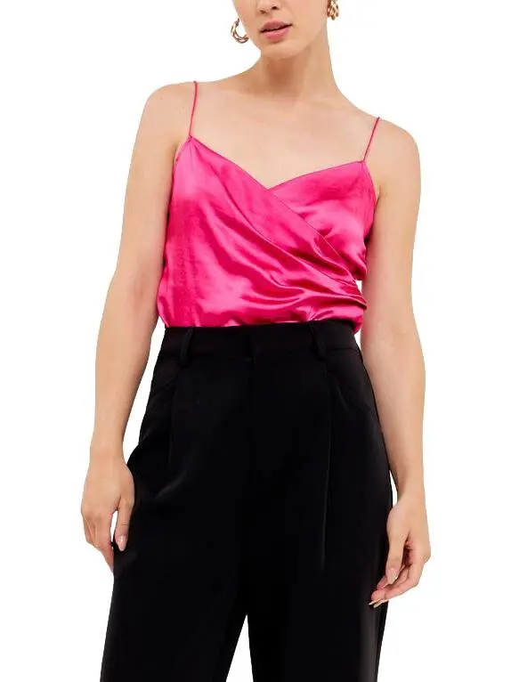 Endless Rose Satin Camisole - Fuchsia