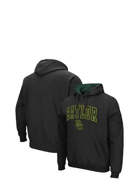 COLOSSEUM Baylor Bears Arch & Logo 3.0 Pullover Hoodie - Black