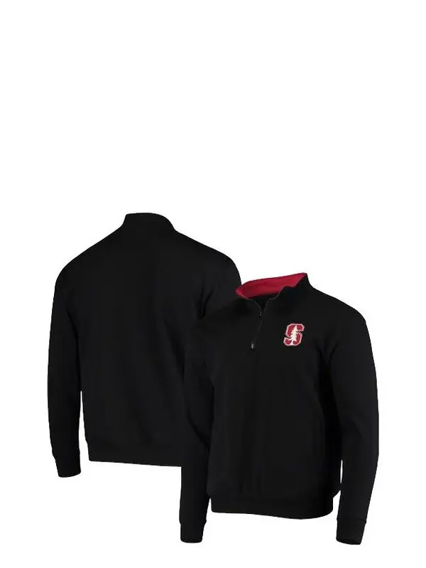 COLOSSEUM Stanford Cardinal Tortugas Logo Quarter-zip Jacket - Black