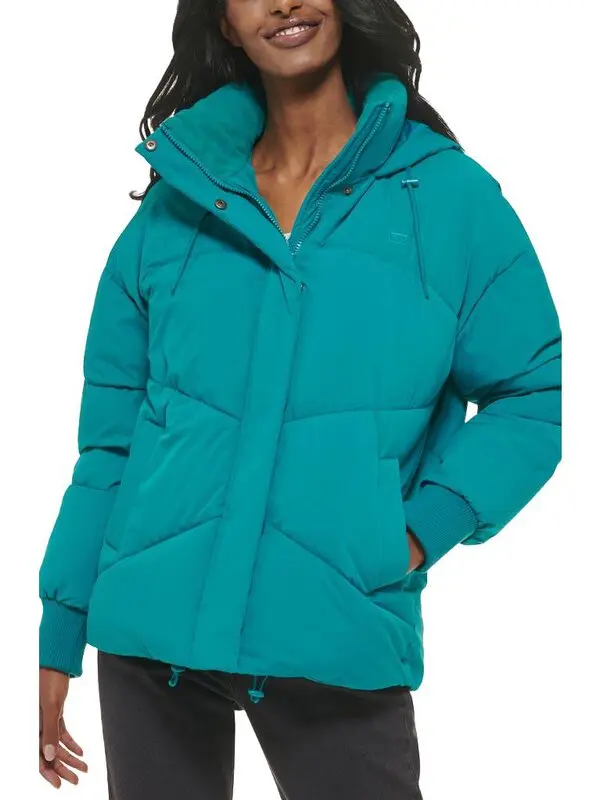LEVI'S Quilted Puffer Jacket - Teal