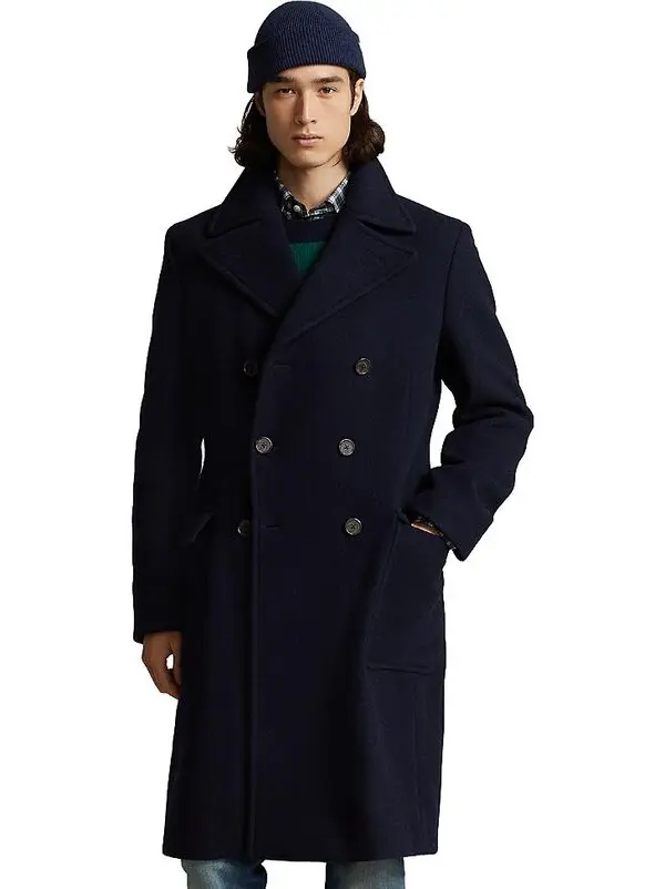 Polo Ralph Lauren Double Breasted Topcoat - Navy