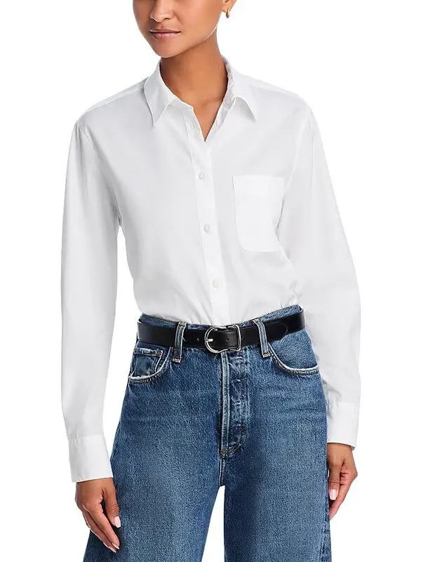 Rag & Bone Maxine Button Down Shirt - White