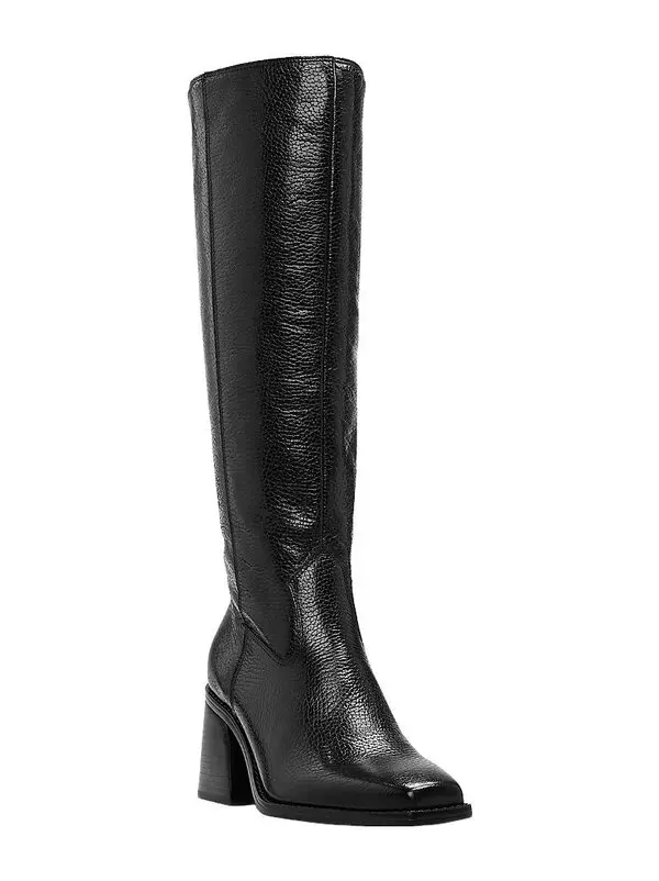 Vince Camuto Sangeti High Heel Boots - Black Pebble