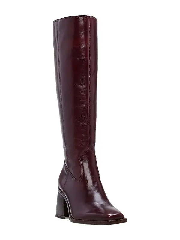 Vince Camuto Sangeti High Heel Boots - Dark Mahogany