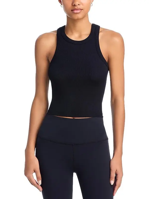 Splits59 Kiki Cropped Tank Top - Black