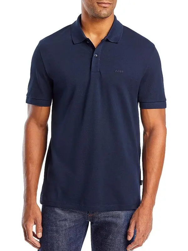 BOSS Pallas Regular Fit Polo Shirt - Dark Blue