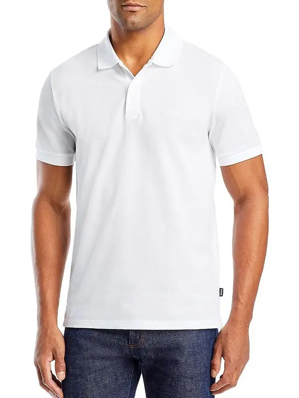 BOSS Pallas Regular Fit Polo Shirt - White