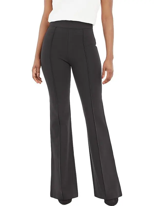 Spanx Smooth Perfectfit Ponte Flare Pants - Classic Black