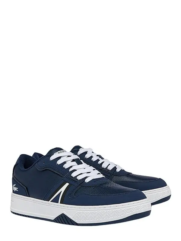 Lacoste L001 Color Pop Leather Sneakers - Nvy/wh