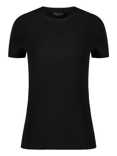 Giorgio Armani Cashmere T-shirt - Black