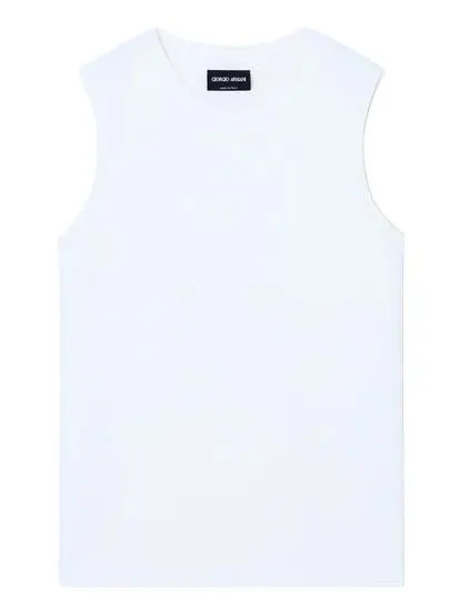 Giorgio Armani Ottoman Top - White