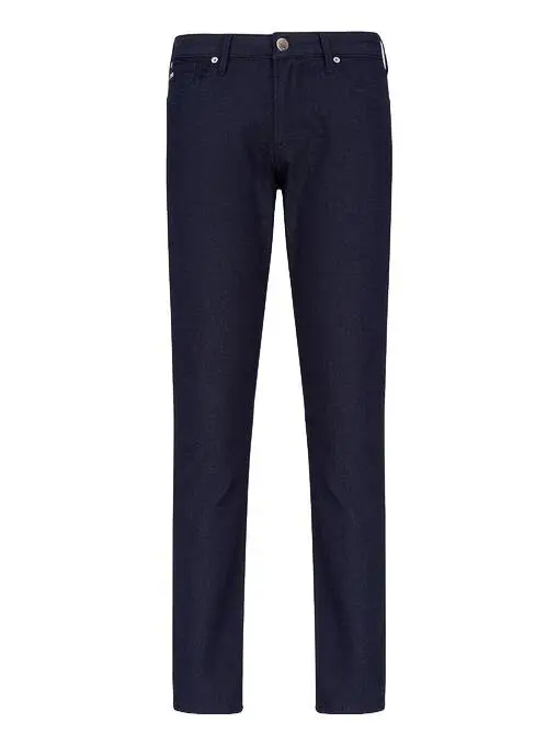 Emporio Armani J06 Slim-fit Trousers - Navy