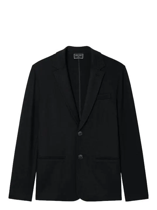 Giorgio Armani Icon Cashmere Jersey Jacket - Black
