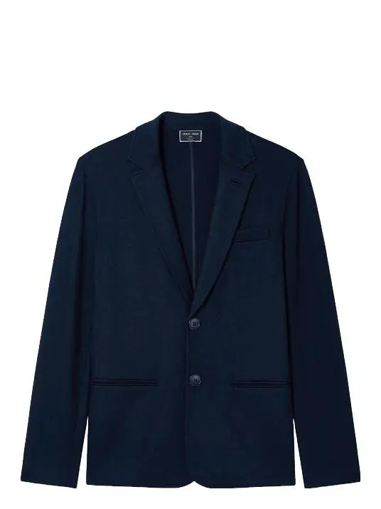 Giorgio Armani Icon Cashmere Jersey Jacket - Navy