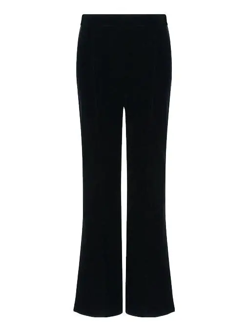 Giorgio Armani Cropped Velvet Trousers - Blue / Navy