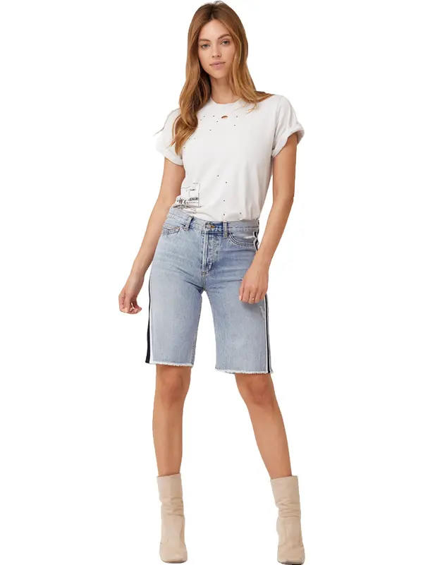 SIWY OUTLET Memphis Denim Bermuda Shorts - Blue