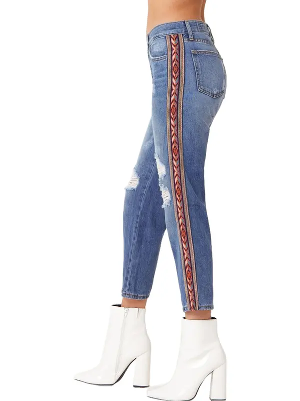 SIWY OUTLET Valerie Cropped Straight Jeans - Denim