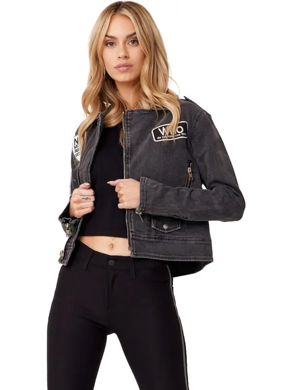 SIWY OUTLET Siwy Jessica Moto Jacket - Natural