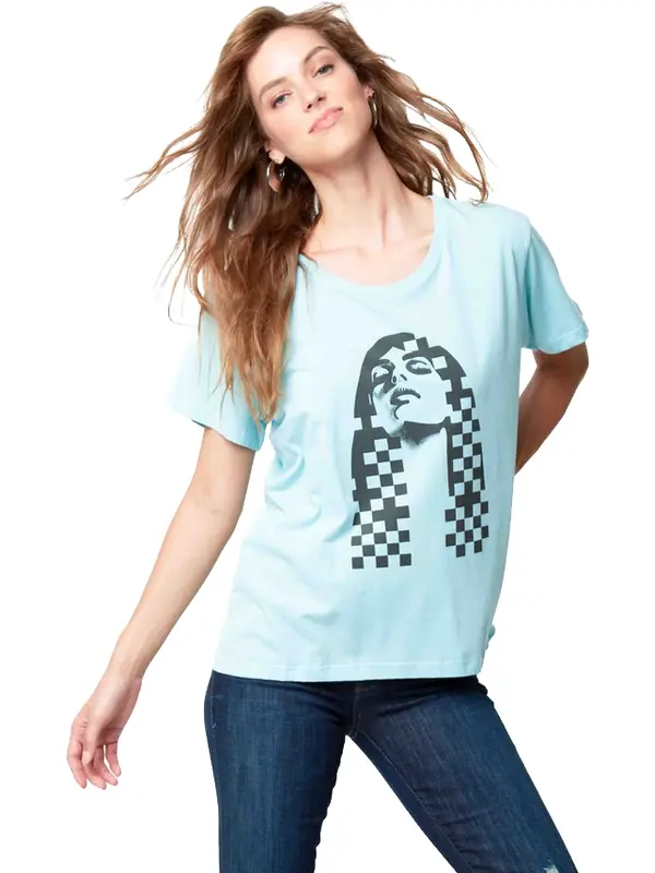 SIWY OUTLET Siwy Madison Graphic Tee - Blue