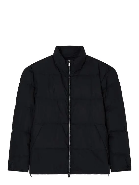Emporio Armani Quilted Nylon Puffer Jacket - Black