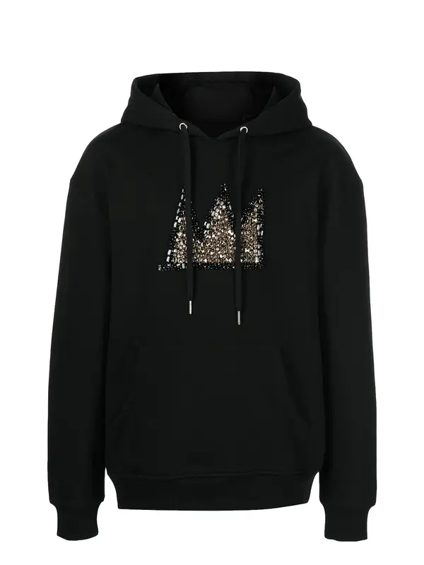 GOD'S MASTERFUL CHILDREN Crystal-embellished Hoodie - Black