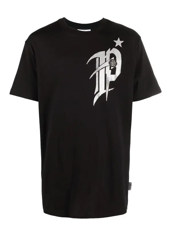 Philipp Plein Logo-print Short-sleeved T-shirt - Black