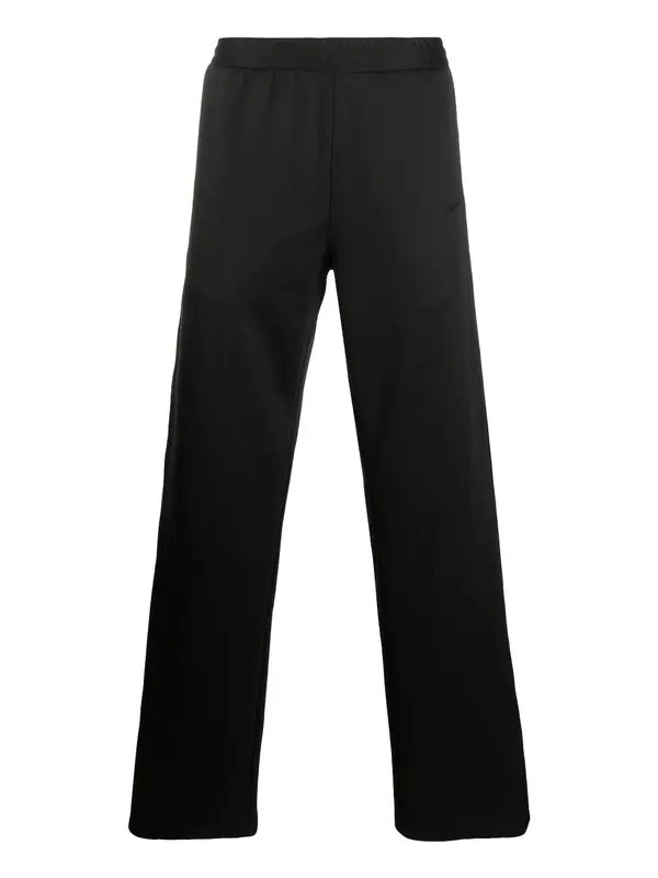 Off-White Face Band Logo-jacquard Track Pants - Black
