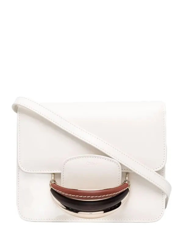 Chloé Katie Leather Shoulder Bag - White