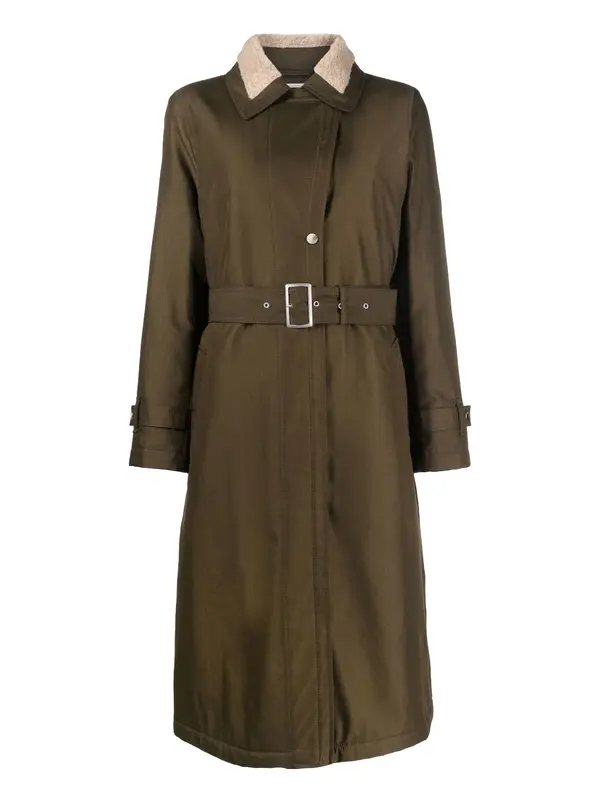 Woolrich Latimore Belted Coat - Green