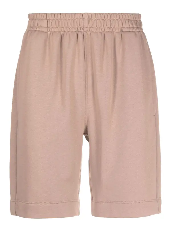 STYLAND X Notrainproof Cotton Bermuda Track Shorts - Brown
