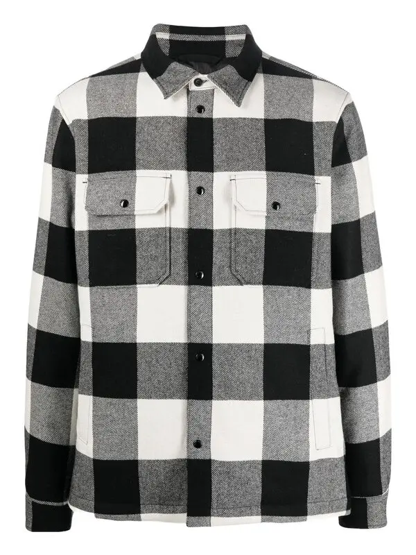 Woolrich Plaid Check-print Shirt Jacket - White
