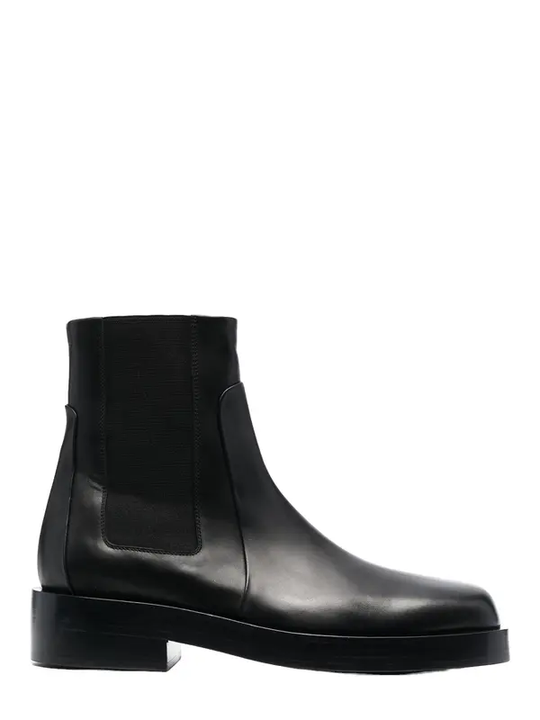 JIL SANDER Leather Chelsea Boots - Black