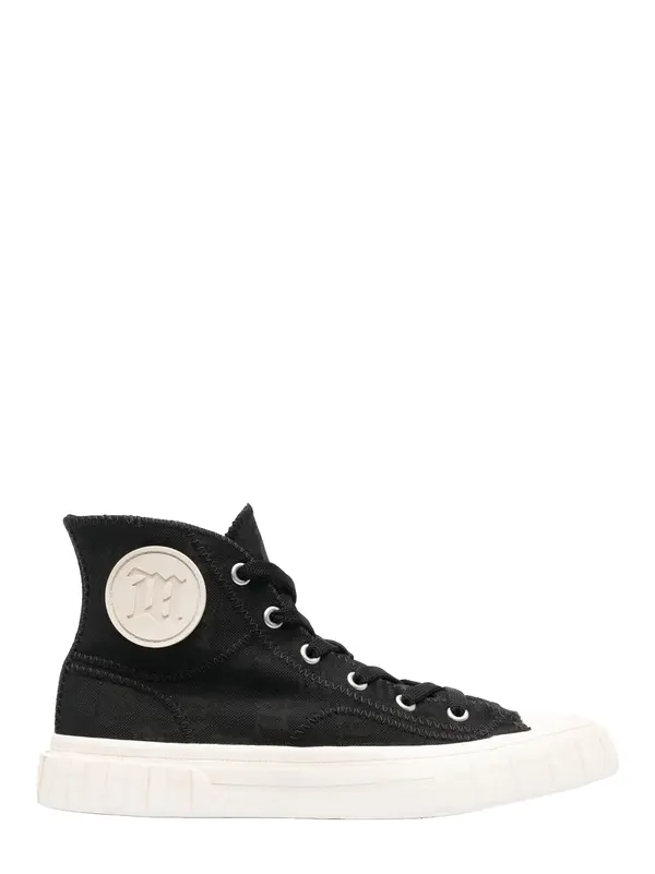 MISBHV Monogram High-top Sneakers - Black
