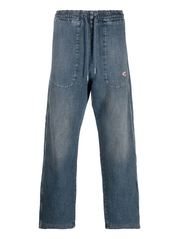 DIESEL® D-martians Straight-leg Joggjeans - Blue