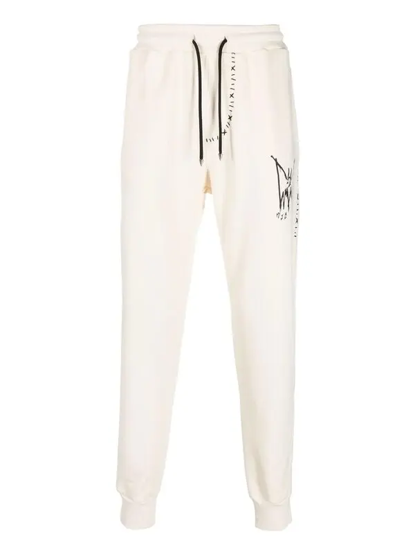 MJB - MARC JACQUES BURTON Graphic-print Track Pants - Neutrals