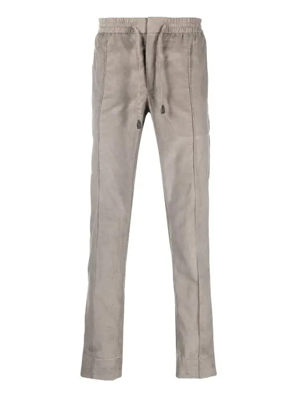 Brioni Drawstring-waist Trousers - Grey