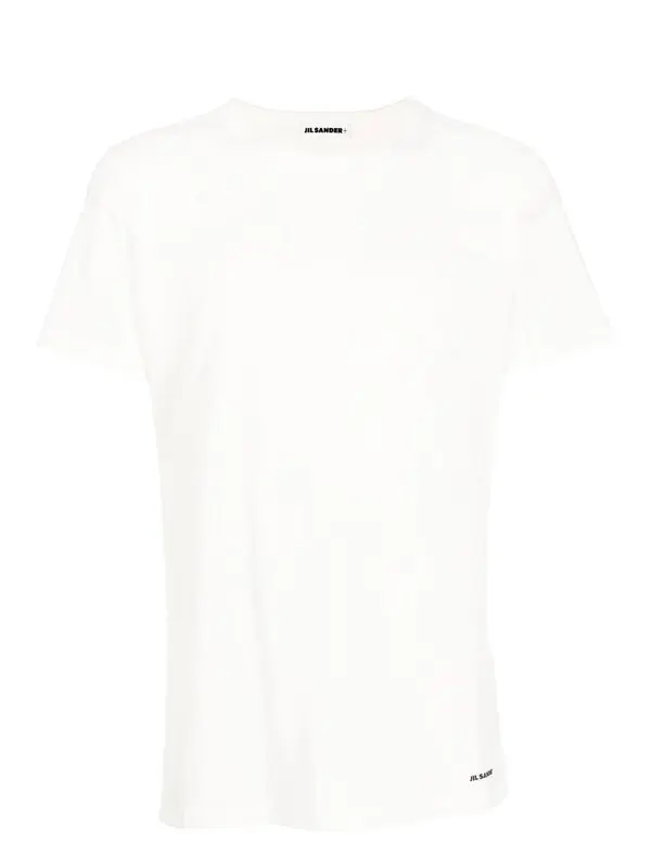 JIL SANDER Crew-neck Fitted T-shirt - White