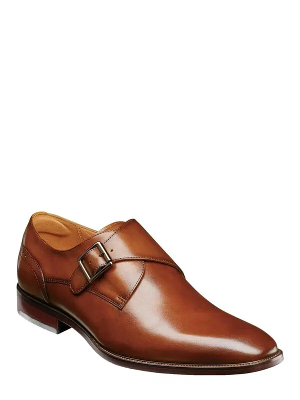 Florsheim Monk Strap Shoe - Cognac