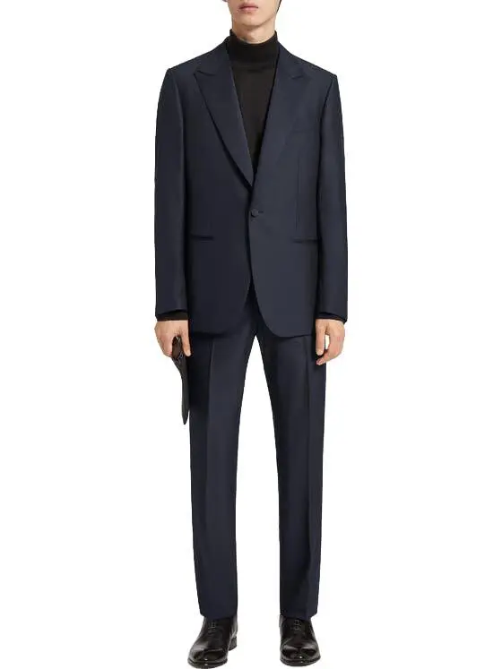 Zegna Trofeo 600 Wool & Silk Tuxedo - Navy