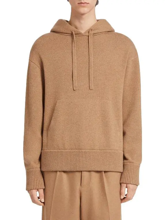 Zegna Cashmere Hoodie - Vicuna