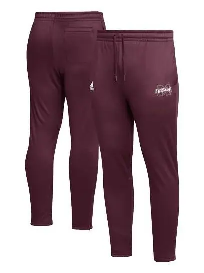 Adidas Mississippi State Bulldogs Aeroready Tapered Pants - Maroon