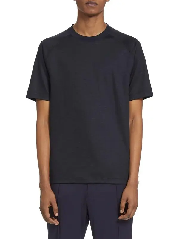 Zegna High Performance™ Wool Top - Navy